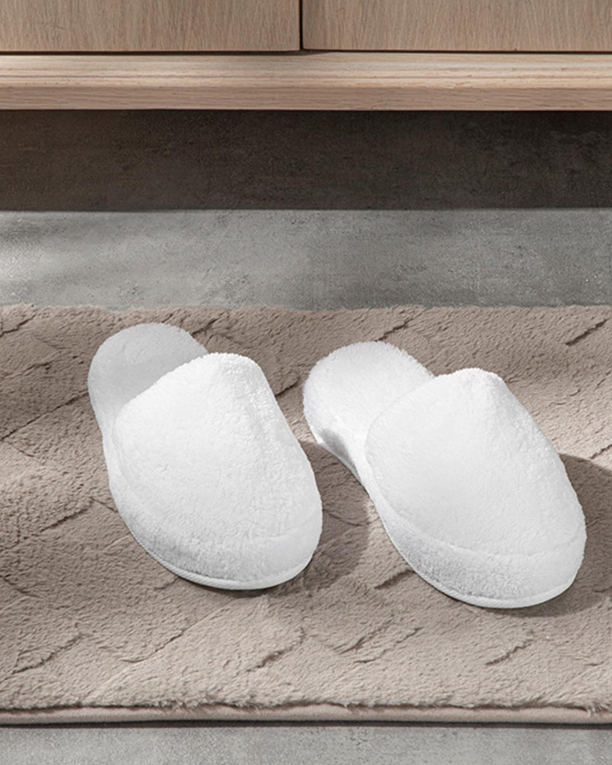 Triga Cotton Spa Slippers 40 44 White